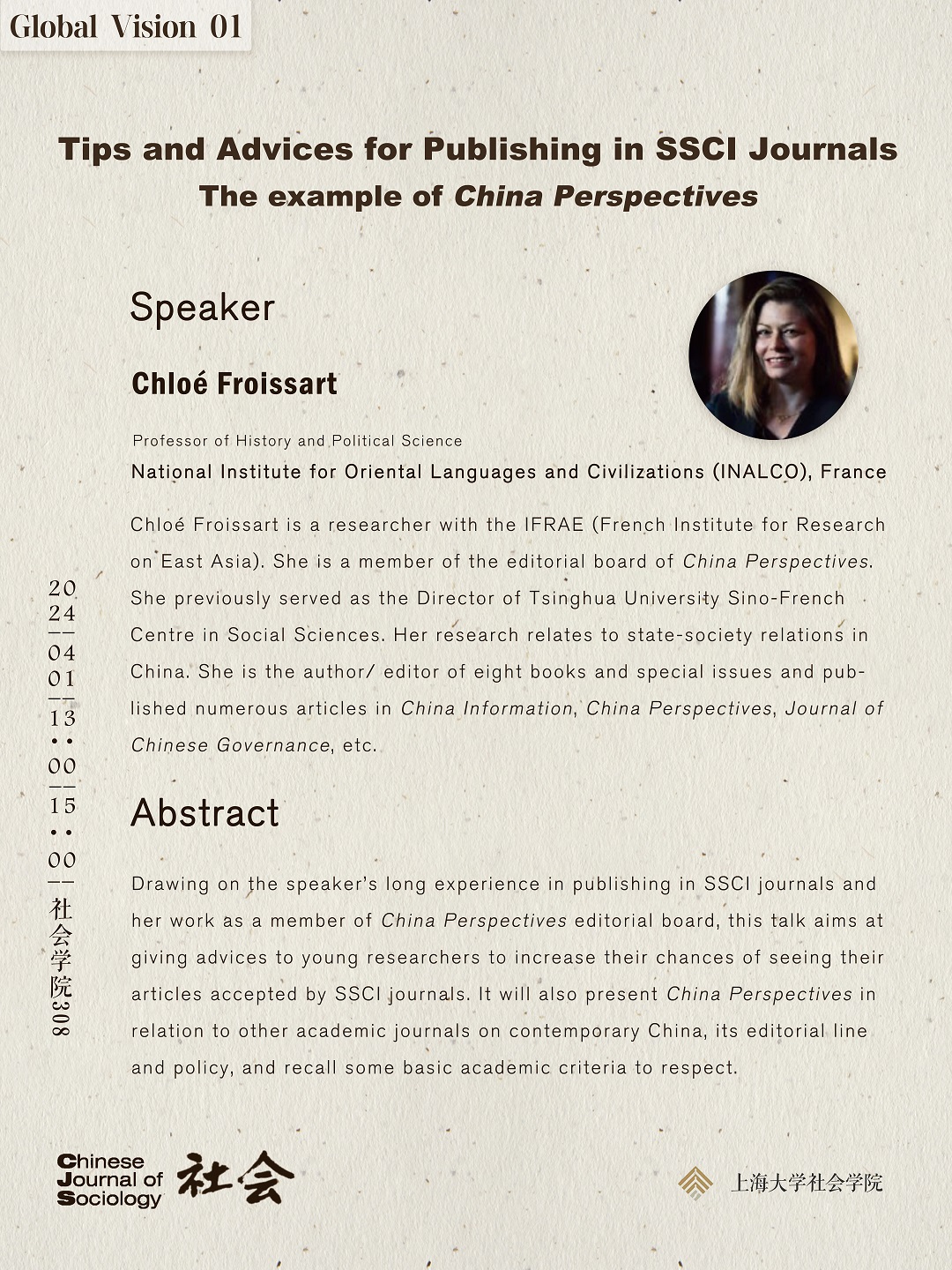 Tips and Advices for Publishing in SSCI Journals: The example of China Perspectives（SSCI论文发表的注意 ...