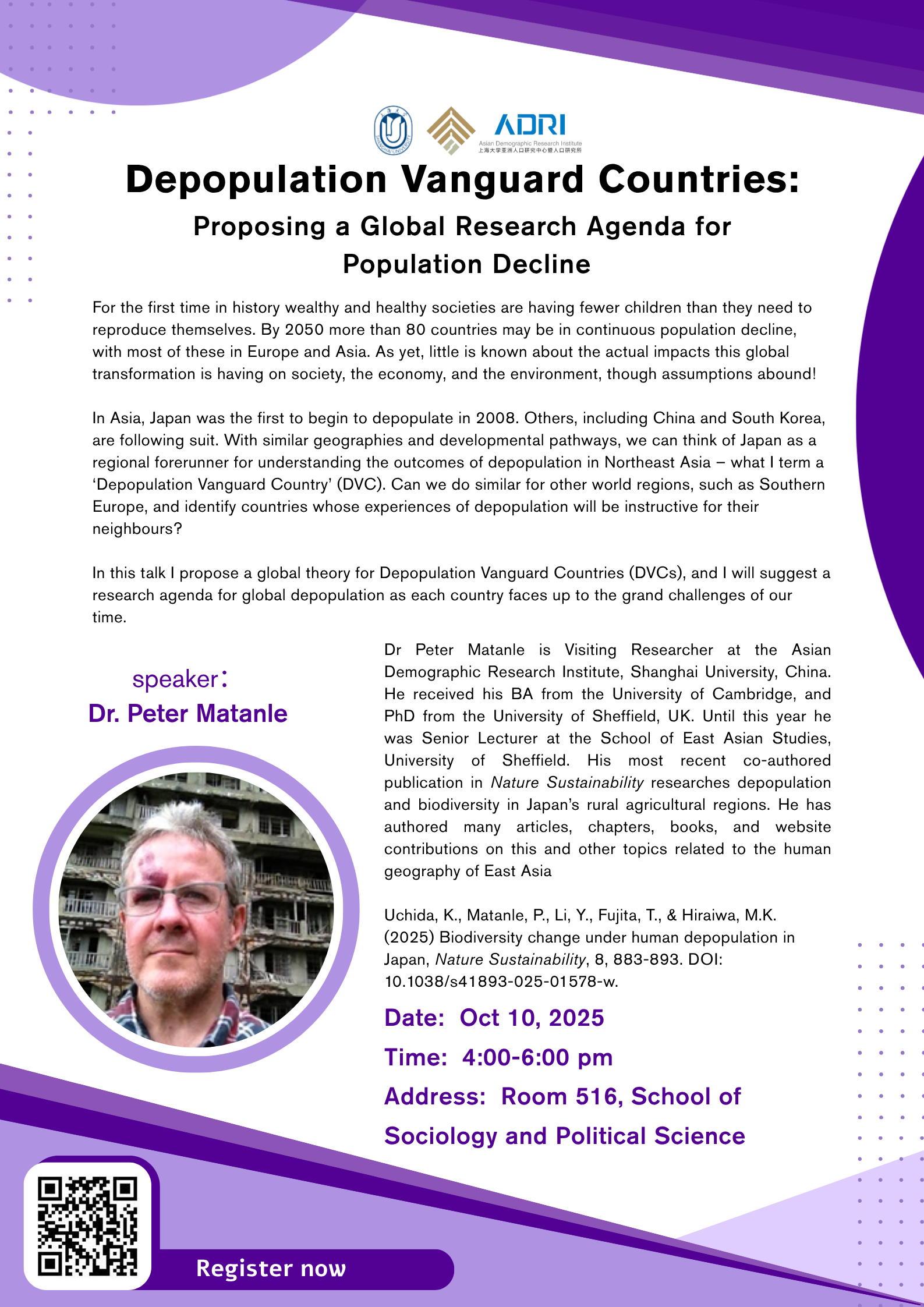 Depopulation Vanguard Countries Proposing A Global Research Agenda For